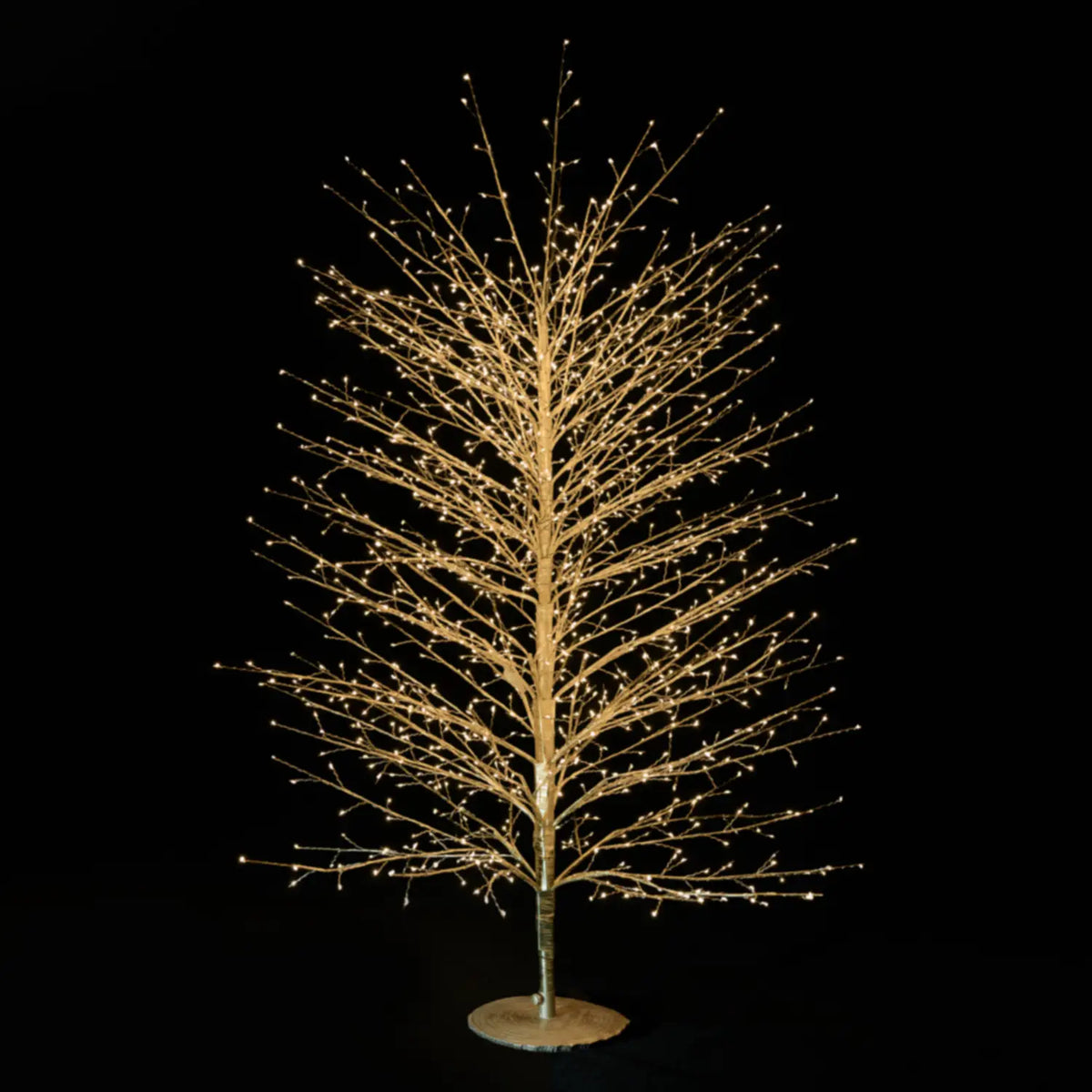 Albero Faggio con 1500 Mini Led Luce Calda Altezza 150 cm Tronco e Ram ...
